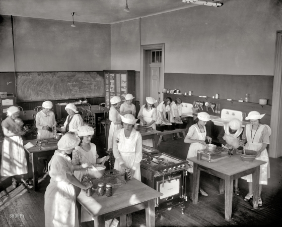"Home Ec: 1921" :: Vintage Photography / Framed Photos / Poster Art