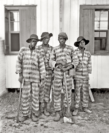 "Chain Gang" :: Vintage Photography / Framed Photos / Poster Art