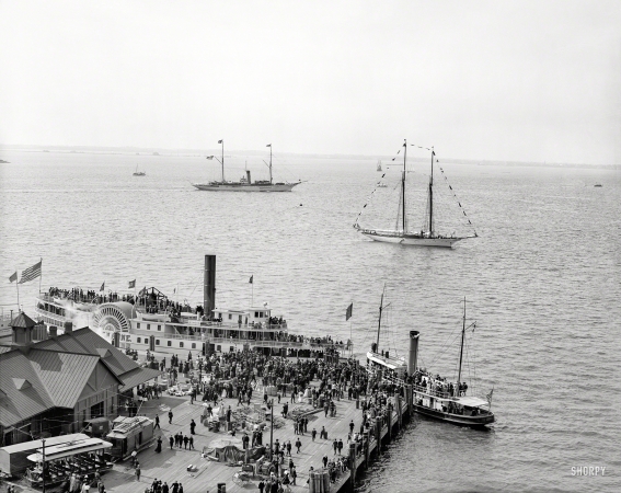 "USS Mayflower" :: Vintage Photography / Framed Photos / Poster Art