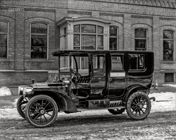 "The Limo in Winter" :: Vintage Photography / Framed Photos / Poster Art